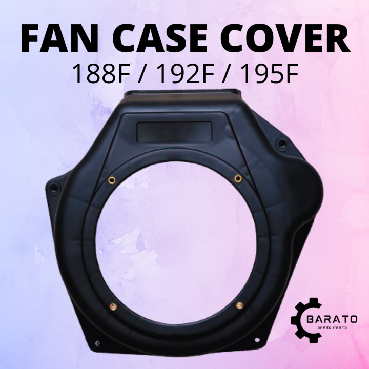 Fan Case Cover 188F / 192F / 195F (PVC Plastic) for Single Piston Air ...