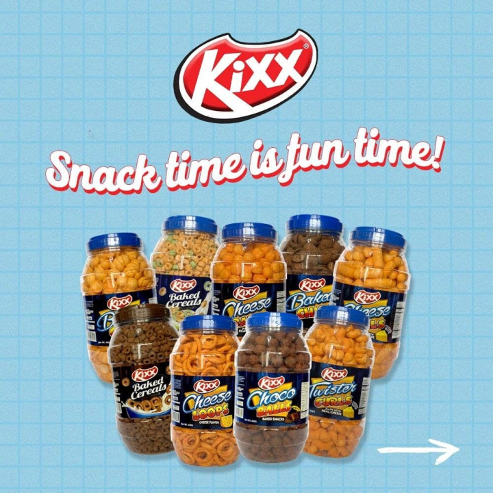 Snack Time with KIXX Cheese Curls, Cheese balls, Cheese Twister Curls ...