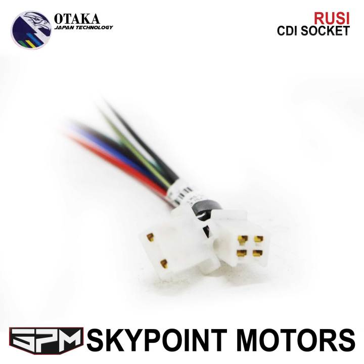 OTAKA RUSI CDI SOCKET OTK-SKT-013 FOR MOTORCYCLE (9711-030) | Lazada PH