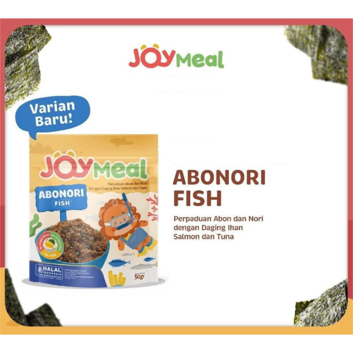Joymeal Abonori Fish 50gr - Abon Dengan Daging Salmon & Tuna | Tanpa Msg Dan Pengawet | Lazada ...