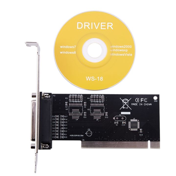 (DTVB) Pci Expansion Card Adapter 25Pin Parallel Pci To Parallel Db25 ...