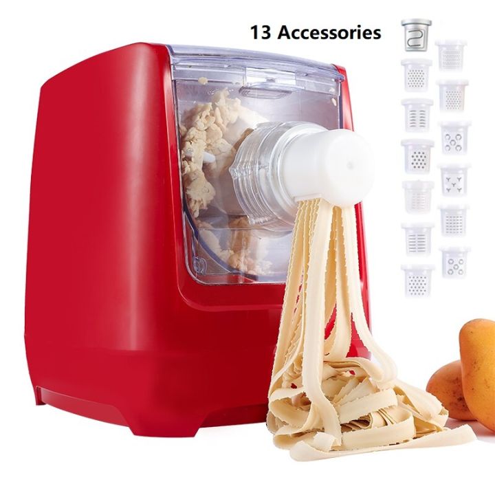 Electric Pasta Maker Noodles Dumpling Pasta Press Dough Mixer Automatic ...