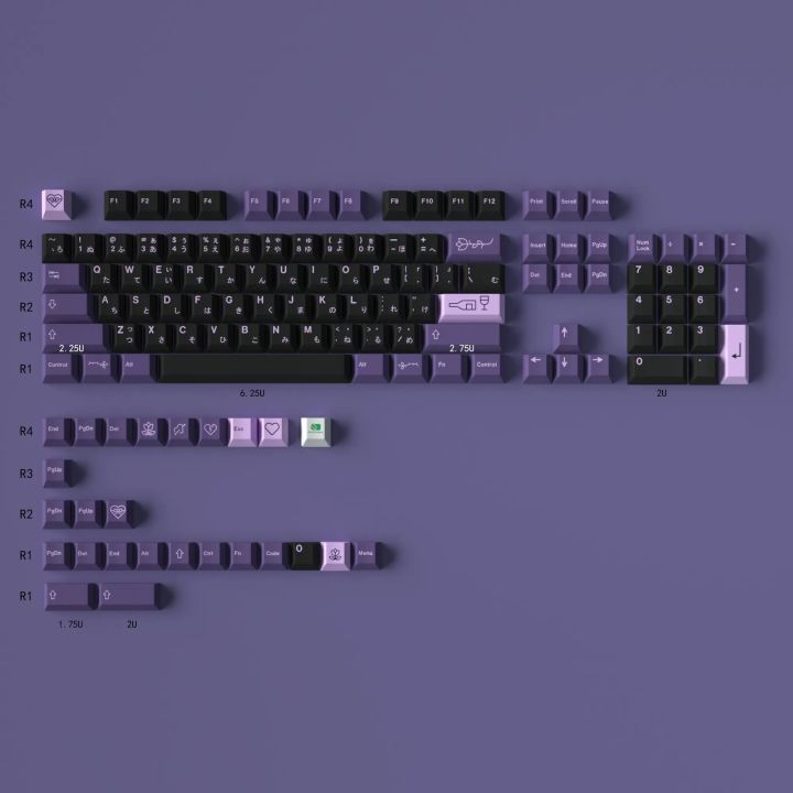 GMK The First Love Keycaps Large Set Japanese English Custom Keycap ...