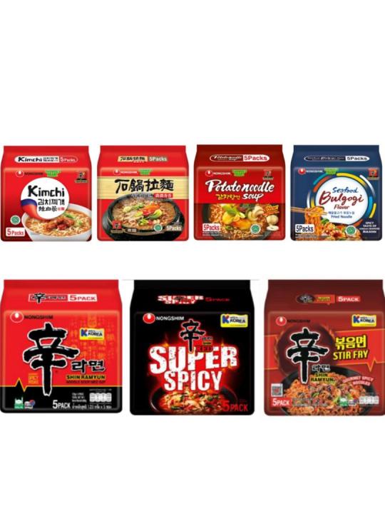 HALAL INTERNATIONAL NongShim Shin Ramyun Ramen/ Kimchi / Potato ...