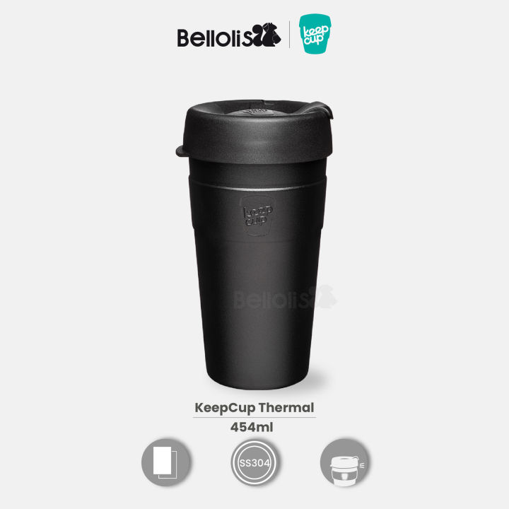 [100% Authentic] KeepCup Thermal 16oz Insulated Stainless Steel Coffee ...