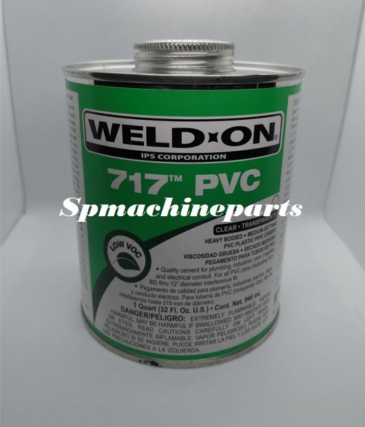 WELD-ON 717 PVC Solvent Cement Clear Transparent 946ML | Lazada