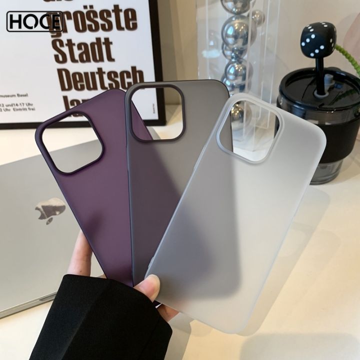 HOCE Ultra Thin Transparent Phone Case for iPhone 11 12 13 14 15 16 Pro ...