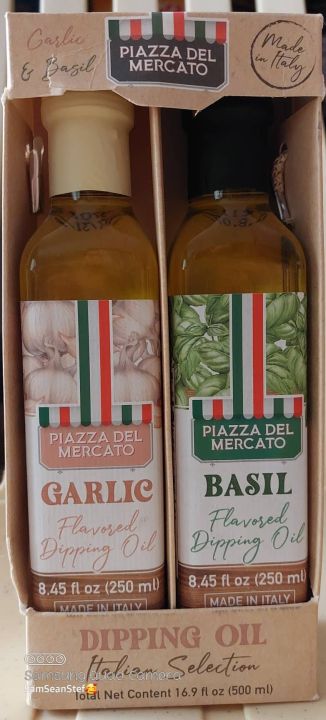 Piazza Del Mercato Flavored Dipping Oil Set 250ml x 2 | Lazada PH