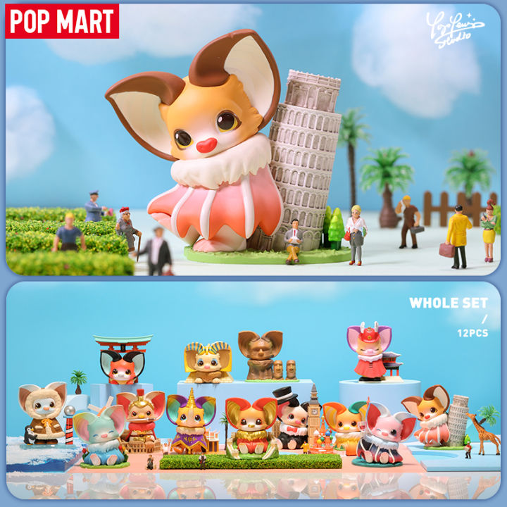 POP MART Yoki Travel Around The World Series Blind Box Action Figure ...