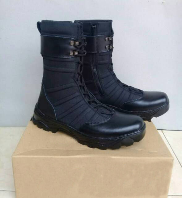 SEPATU SAFETY PDL TNI NINJA TITAN COMANDO UJUNG BESI | Lazada Indonesia