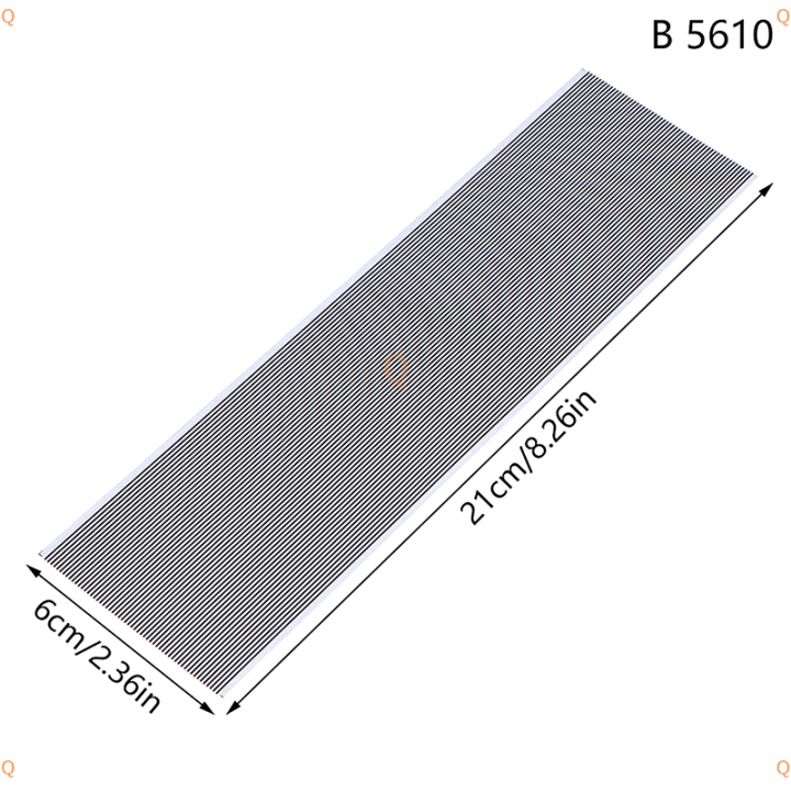 QR Zebra Line Conductive Paper LCD Screen Calculator Electronic Scale ...