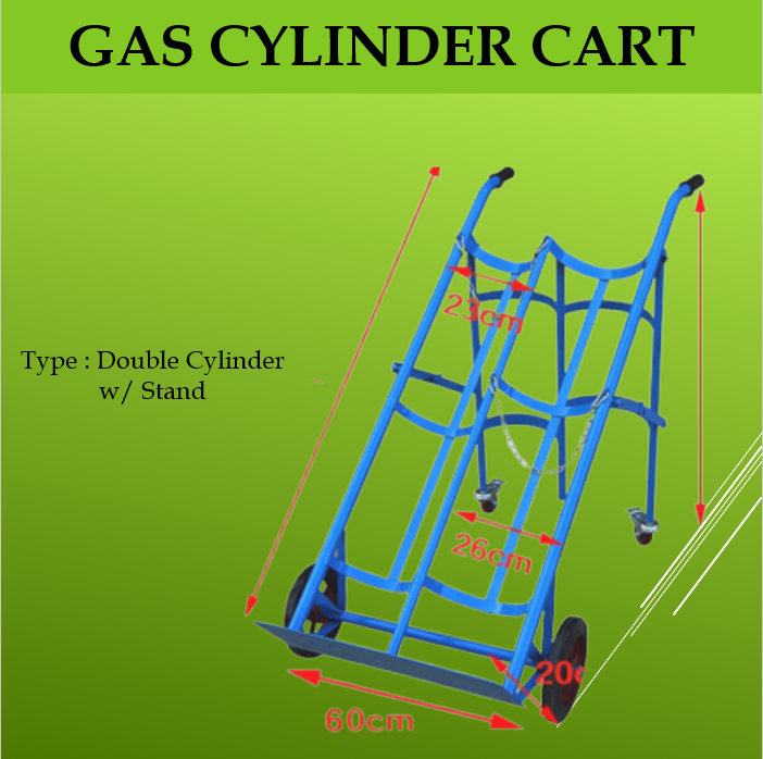 Hospital Steel Hand Truck Gas Bottle Cart medical oxygen cylinder ...