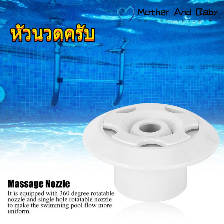 【ราคาถูก】2in 360 ° Swimming Pool Outlet Nozzle หมุนได้สระว่ายน้ำนวดหัว ...