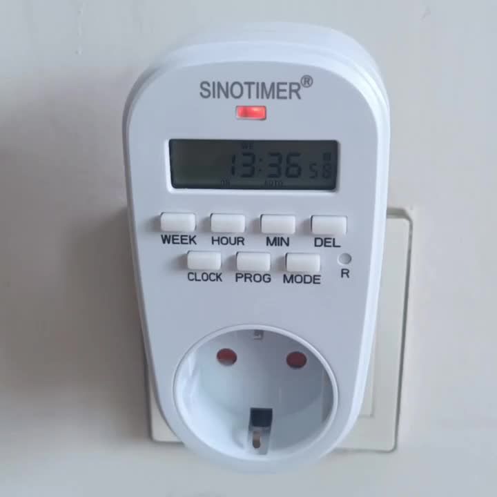 Israel IL Plug-in Outlet Digital Time Control 7 Day Weekly Programmable ...