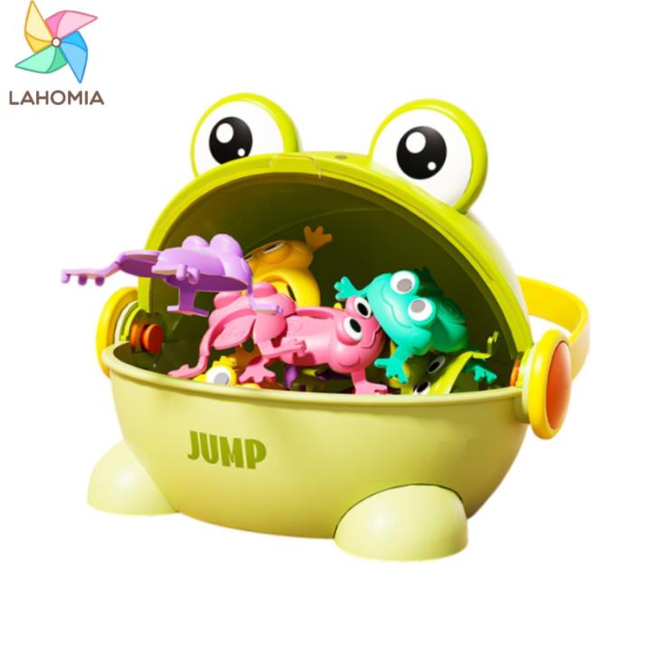 lahomia Cool Jumping Frogs Jumping Toy Frogs Finger Pressing Family ...