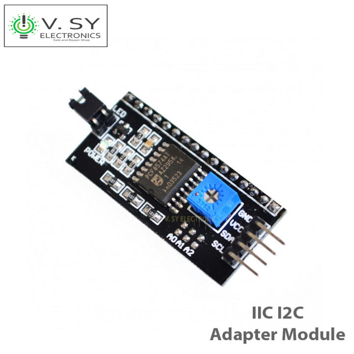 IIC I2C Adapter for 1602 2004 LCD Display Module Board | Lazada PH