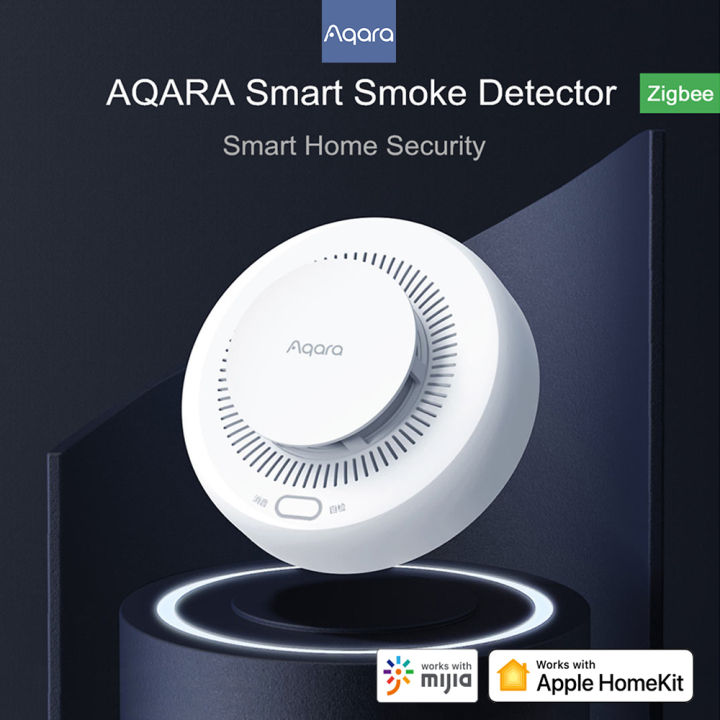 Aqara Smart Smoke Detector Zigbee Fire Alarm Monitor Sound Alert Home ...
