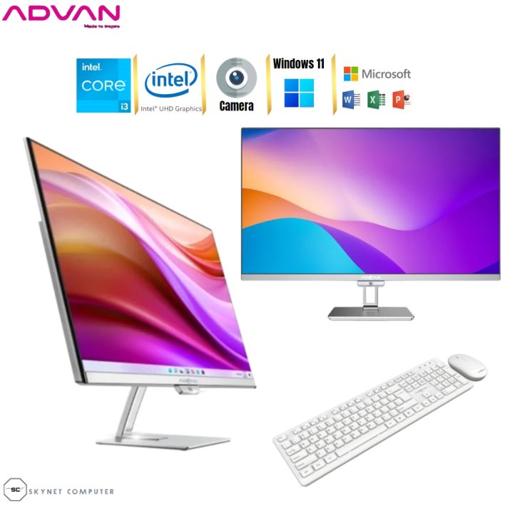 ADVAN All In One PC AIO OnePC Intel Core i3 1215U RAM24GB SSD1TB + HDD1TB Windows 11 | Lazada ...