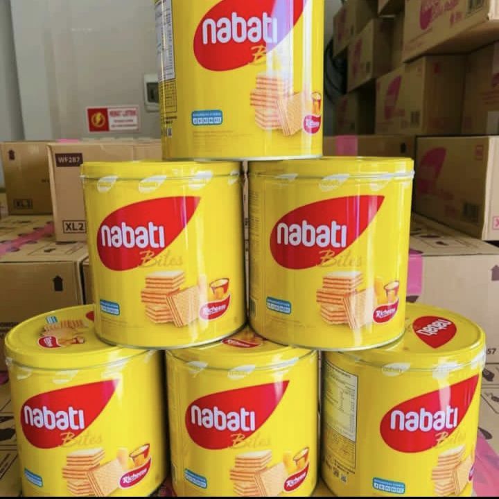 Nabati kaleng nabati wafer 287 gram cokelat / keju /tango jar 240g ...