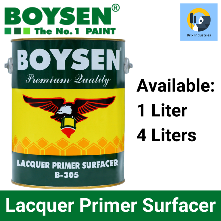 Boysen Lacquer Primer Surfacer B-305 Liter or Gallon Brix Industries ...