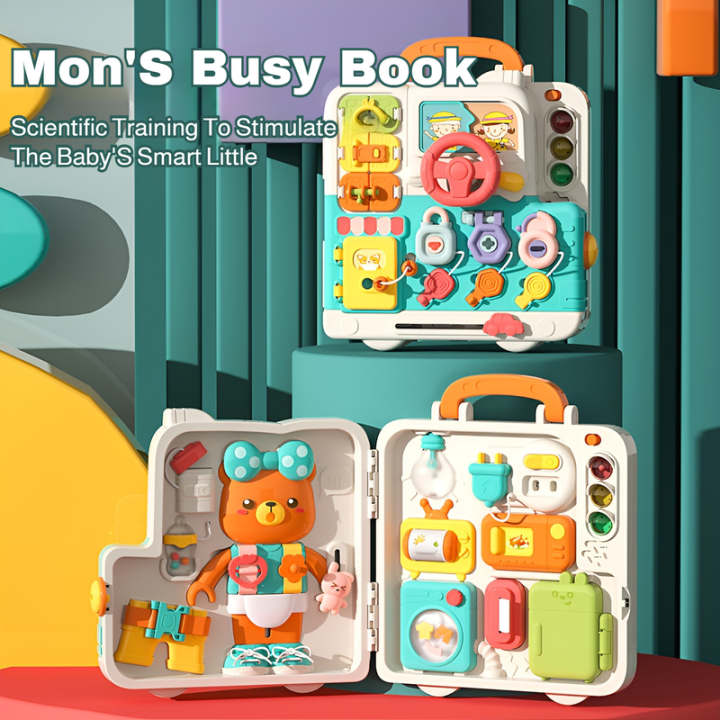 Busy Board Logical Thinking Desire to Explore Fine Motor Skills Life ...