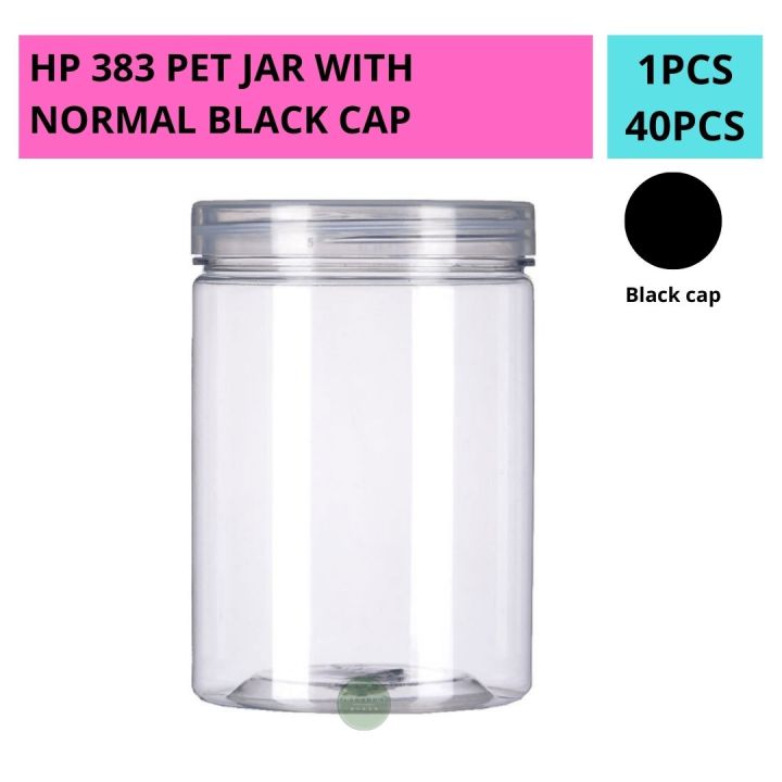 READY STOCK HP 383 HIGH QUALITY PET JAR WITH BLACK CAP / 1PCS / BALANG ...