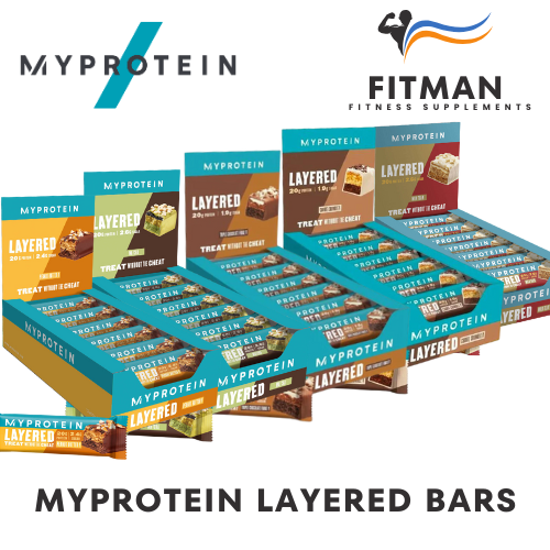 Myprotein - Layered protein bar (Box of 12) | Lazada