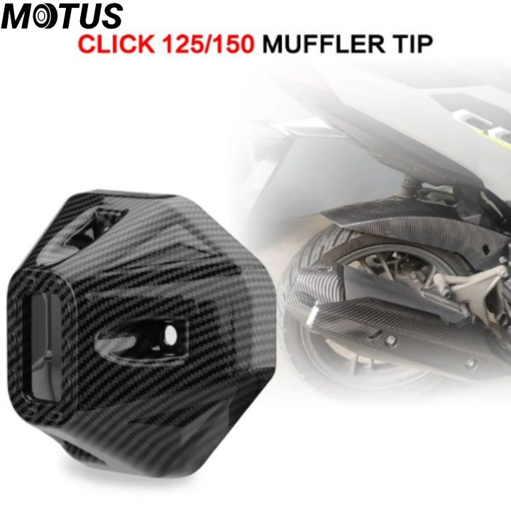 Motorcycle Muffler Tip Cover For Honda Click 125/150 V2 AND V3 Game ...