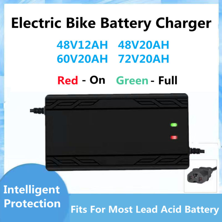48V 12AH / 48V 20AH / 60V 20AH / 72V 20AH Ebike Battery Charger E Bike ...
