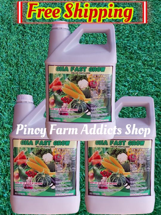 GHA FAST GROW FOLIAR FERTILIZER 3 Gallons | Lazada PH