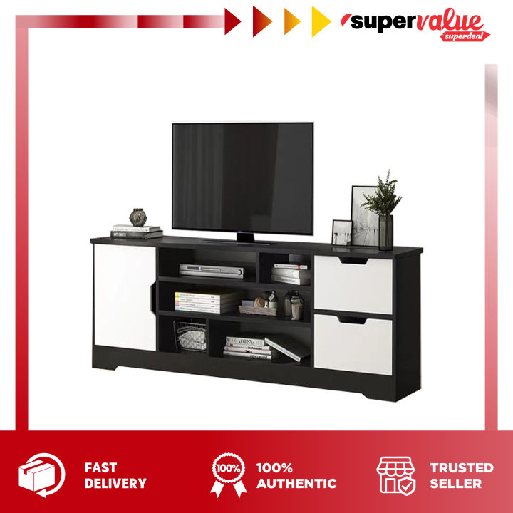 SuperValue TV Cabinet Floor Mounted TV Rack with Drawers And Door ... SuperValue TV Cabinet Floor Mounted TV Rack with Drawers And Door ...