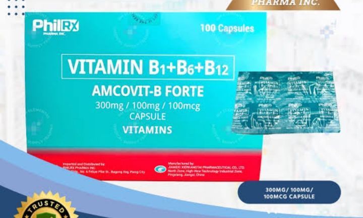 AMCOVIT-B FORTE (B Complex) Capsule by 100's (with NO BOX) | Lazada PH
