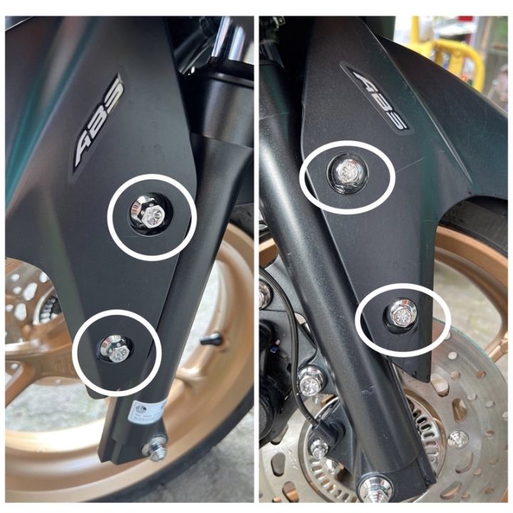 HENG FRONT FENDER FOR NMAX V1, V2, V2.1 & V3 & AEROX V1 & V2 CNC SOLD ...