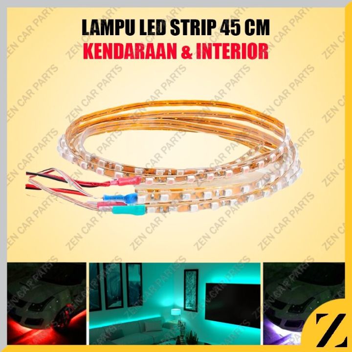 LED STRIP 12V 45CM MOTOR/MOBIL | Lazada Indonesia