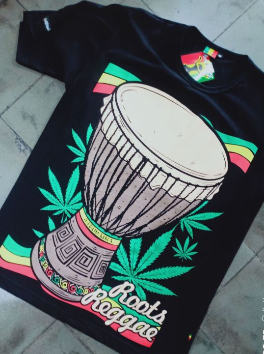 kaos roots reggae tshirt baju rasta Bob Marley | Lazada Indonesia