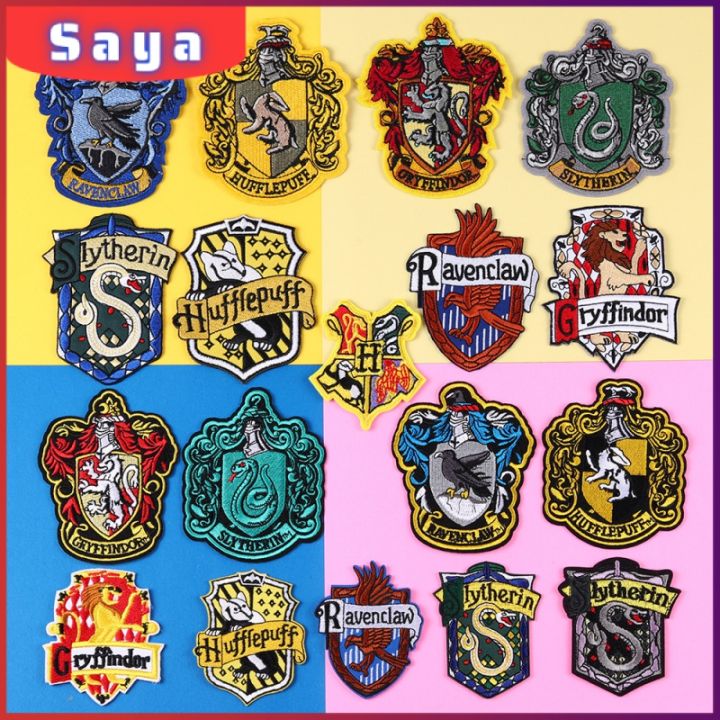 Harry Potter Animation Logo Patch For Clothes Punk Logo DIY Embroidered ...