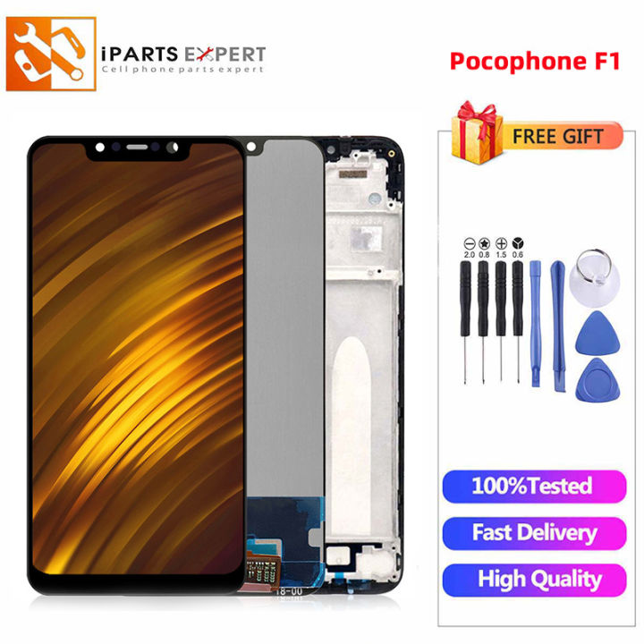 IPARTSEXPERT Original Poco F1 Lcd For Xiaomi Pocophone F1 LCD Touch ...