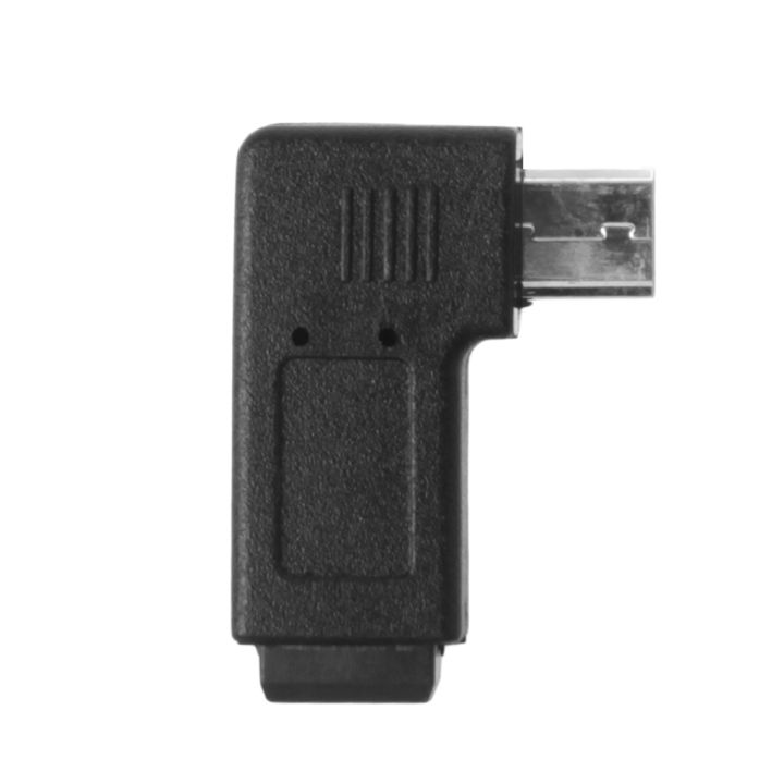 Portable 90° Left & Right Angled Mini USB 5Pin Female To Micro USB Male ...