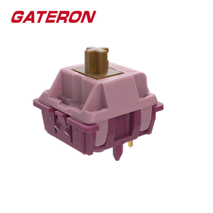 GATERON Mountain Top Keyboard Switches Linear RGB LED 5 Pin 22mm Dual ...