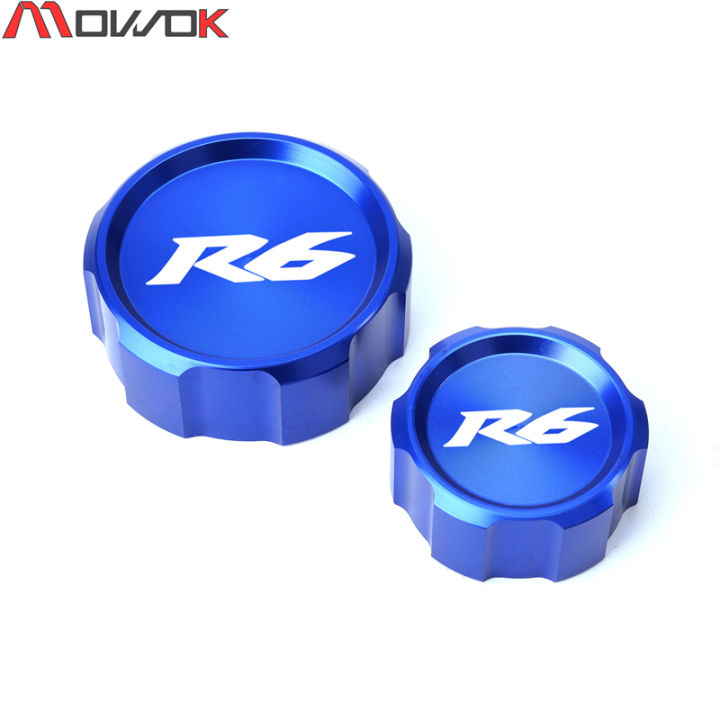 CNC รถจักรยานยนต์ด้านหน้าและด้านหลังเบรคกล่องเก็บของเหลวสำหรับ Yamaha ...