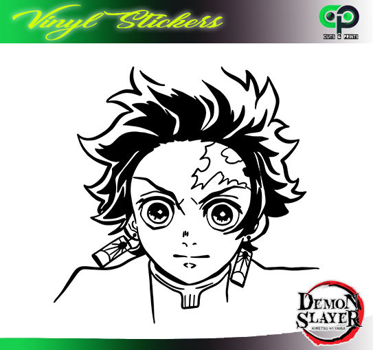 Tanjiro 001 - Demon Slayer / Demonslayer Vinyl Sticker ( For Laptop ...