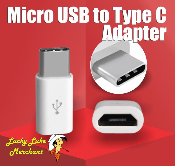 Micro USB to Type C Micro USB Female to type C Male Adapter Converter ...