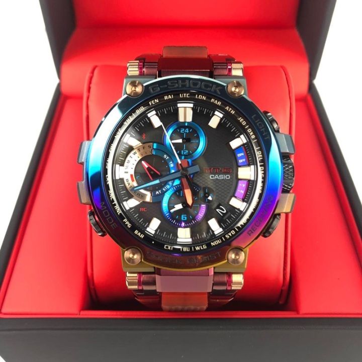 Casio G-Shock Volcanic Lighting Series Rainbow Ion Plated Bezel MTG ...