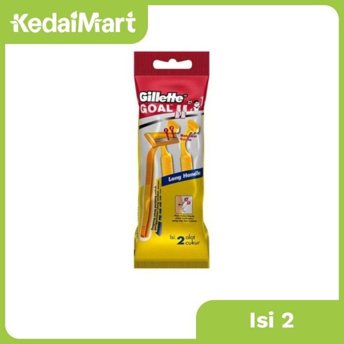 Gillette Razor Goal II Yellow Isi 2 | Lazada Indonesia