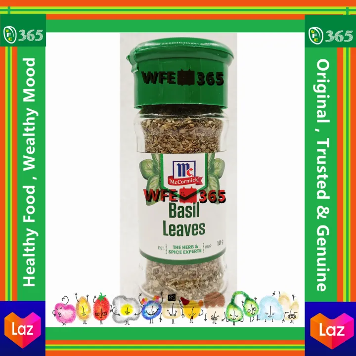 McCormick Natural Dried Basil Leaves 10g - 天然干罗勒叶 | Lazada