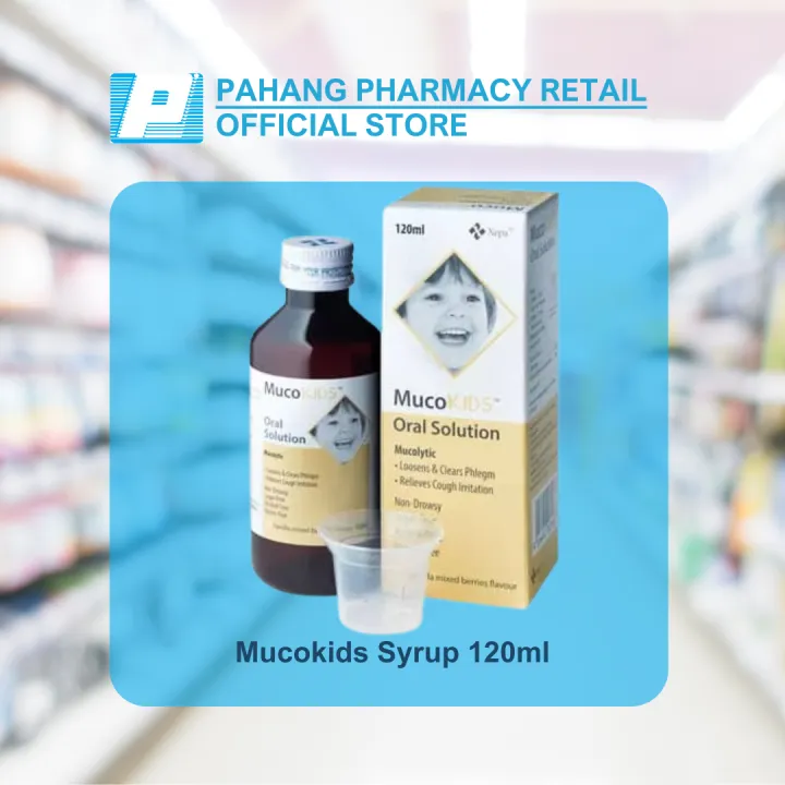 Mucokids Syrup 120ml | Lazada