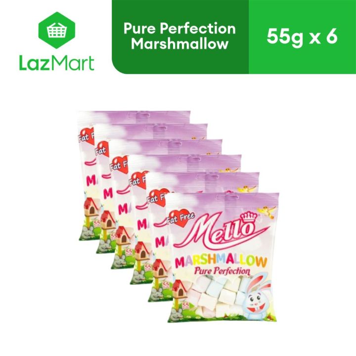Mello Marshmallow Pure Perfection 55g - Pack of 6 | Lazada PH