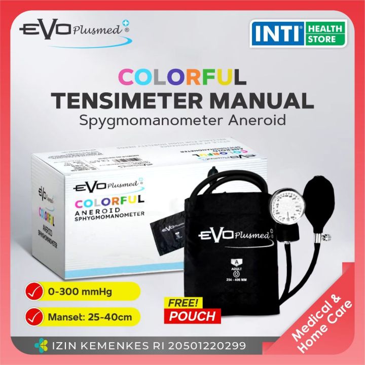 EVO Plusmed Tensimeter Manual Colorful Aneroid | Tensi Tekanan Darah ...
