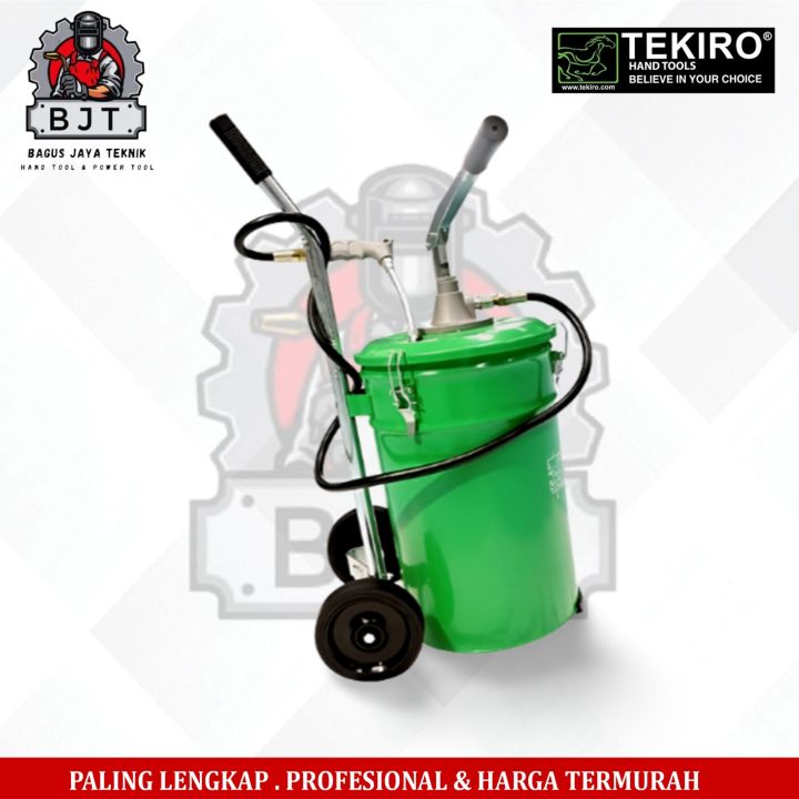 Tekiro GREase pump manual 20L pompa gemuk Tekiro 20 liter hand drumMM ...