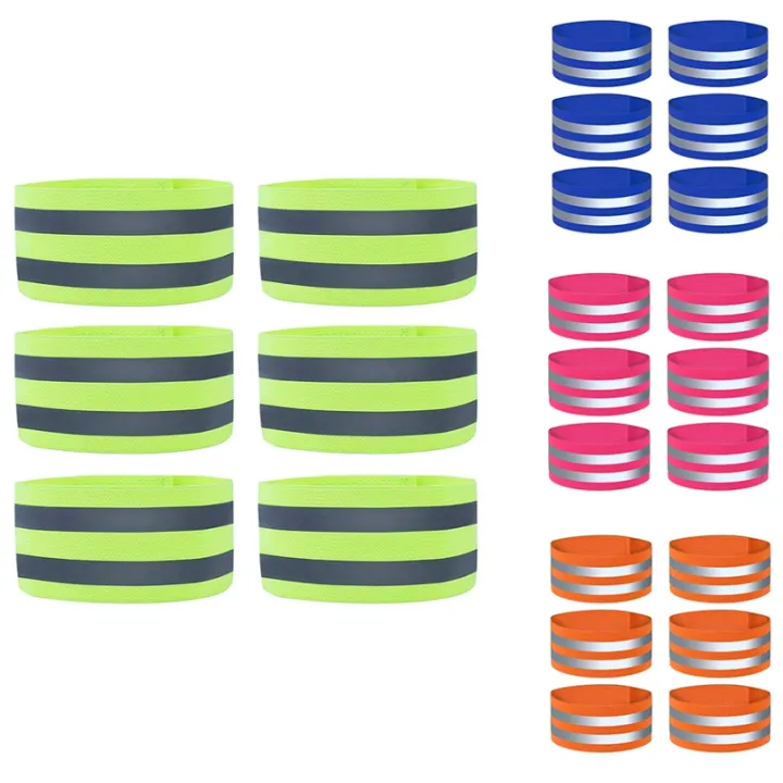() Set Of 6 High Visibility Reflective Tapes, Safety Armband | Lazada